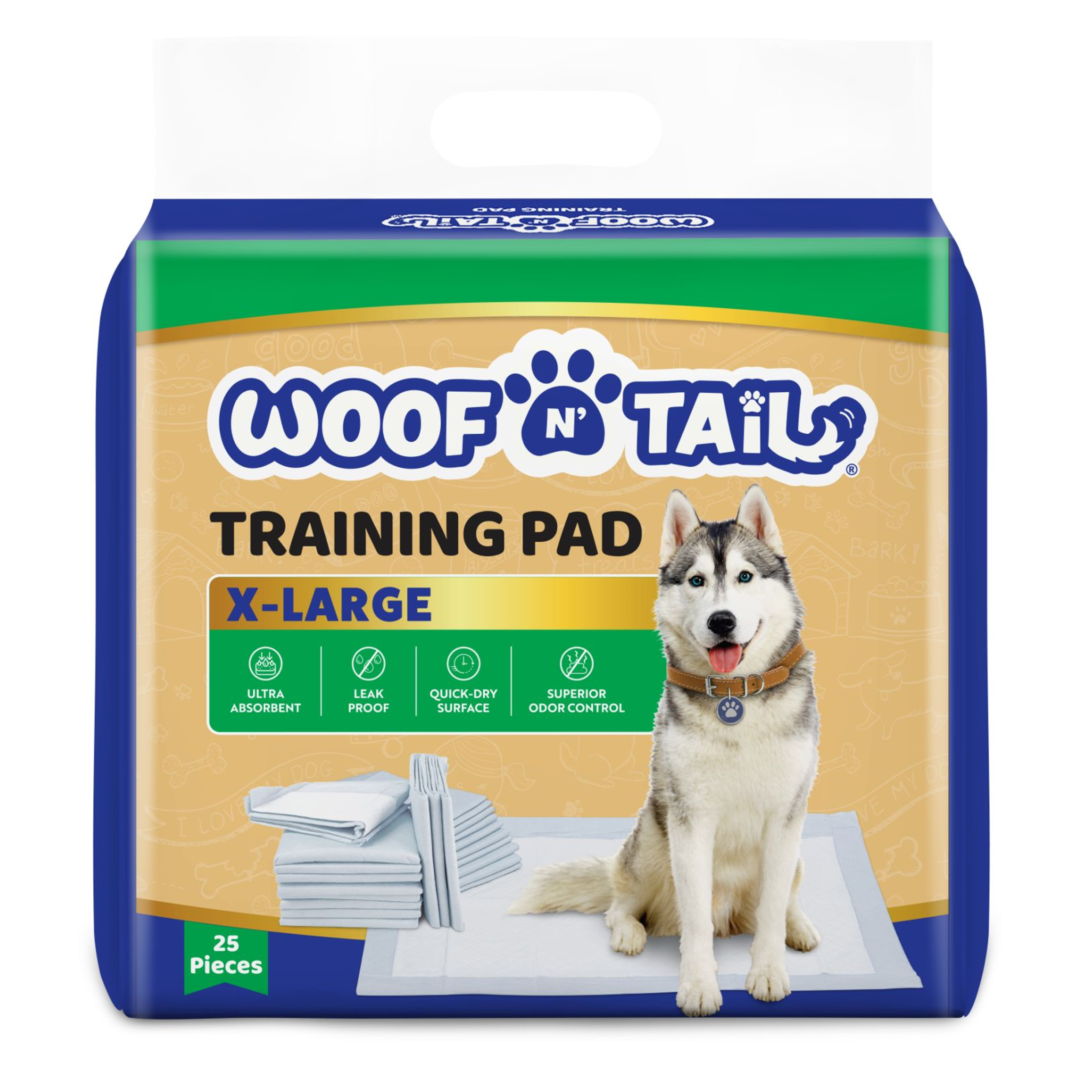 Woof N Tail Training Pad XL (25pcs) – Ace Market PH